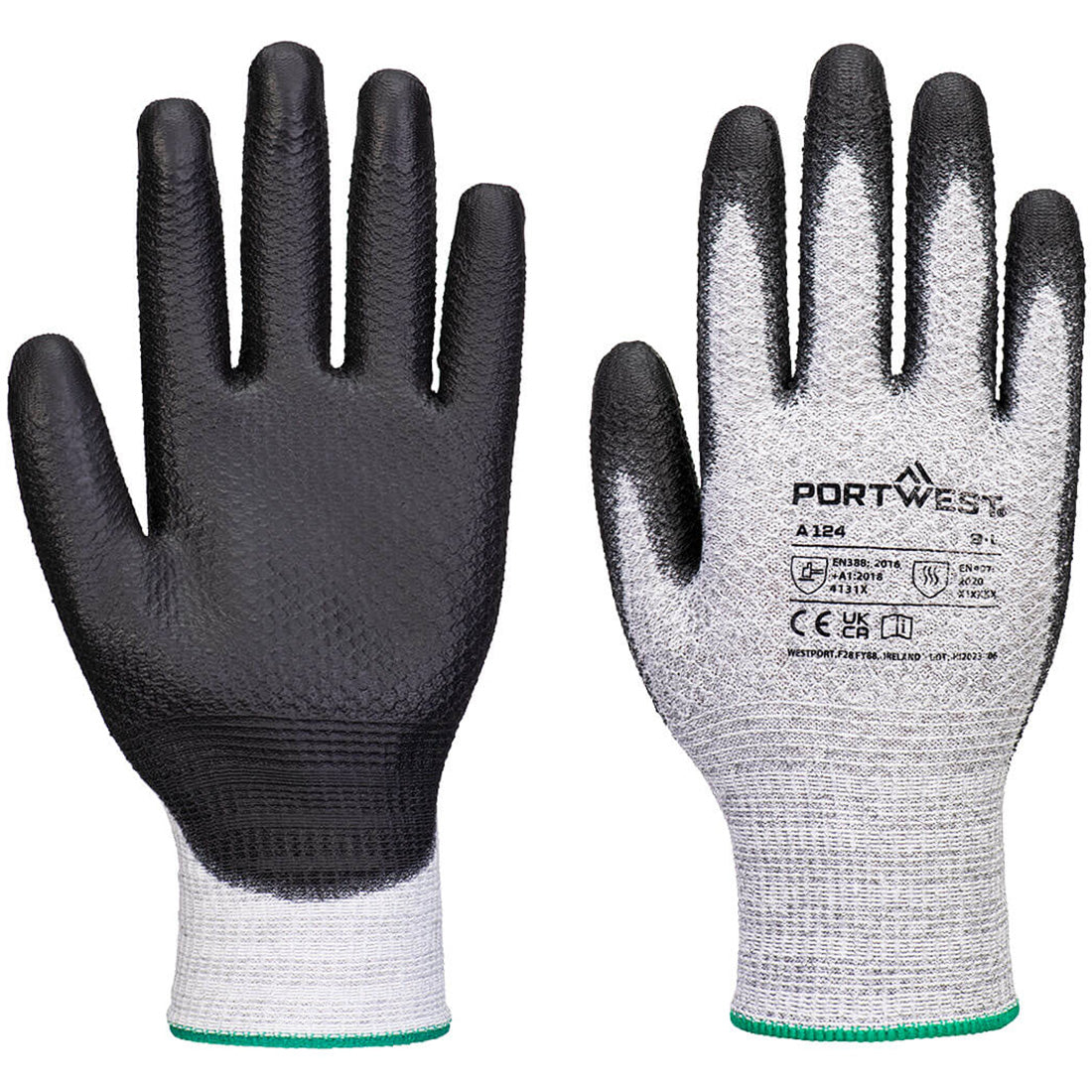 Portwest A124 PU Diamond Knit Gloves Heat Resistant | Glovesnstuff